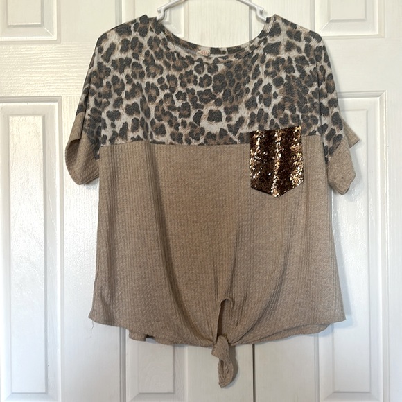 7th Ray | Tops | 7th Ray Medium Oversized Tie Tshirt | Poshmark